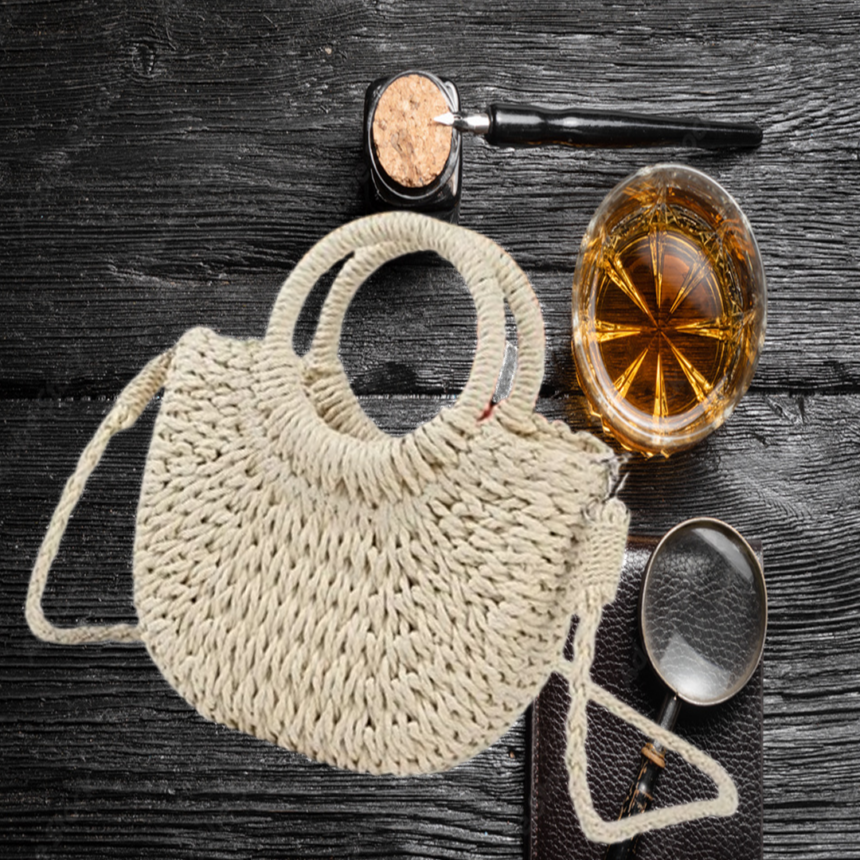 Shop Handmade Straw Bags-Use casually, beach days, or everyday.